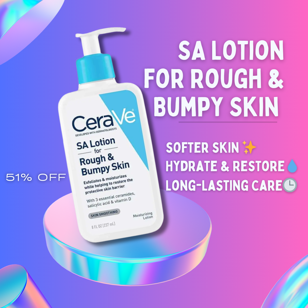 CeraVe SA Lotion for Rough & Bumpy Skin – Gemify Beauty