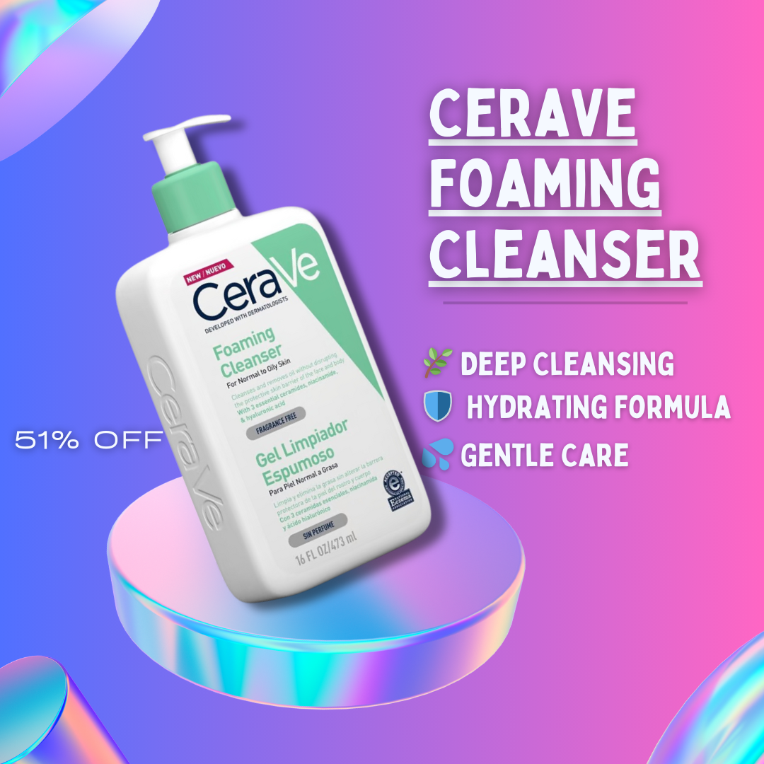 CeraVe Foaming Cleanser – Gemify Beauty