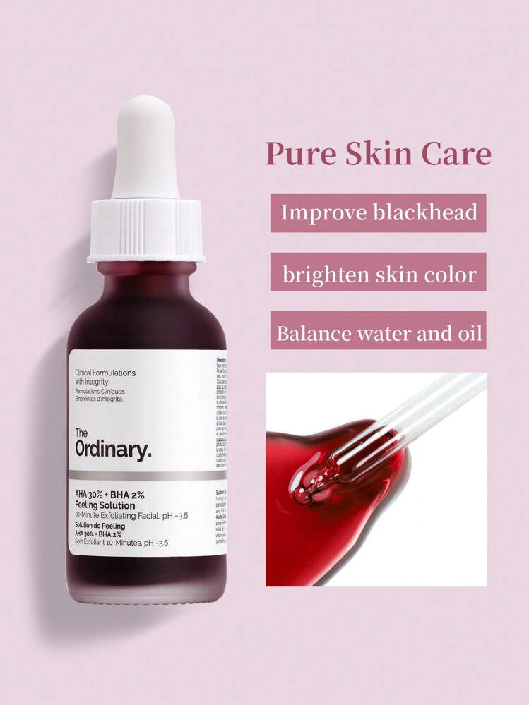 The Ordinary | AHA 30% + BHA 2% Peeling Solution – Gemify Beauty