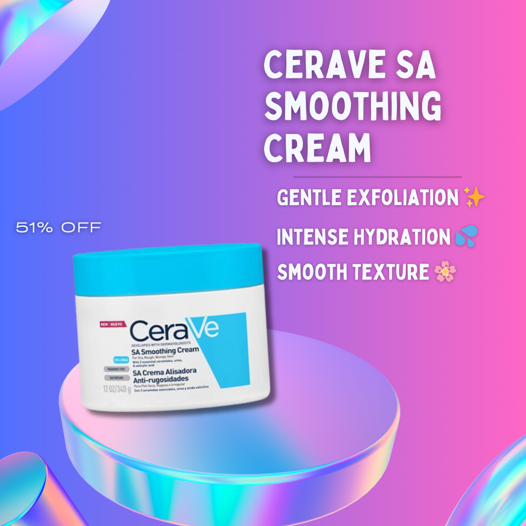Cerave SA Smoothing Cream for Rough & Bumpy Skin – Gemify Beauty