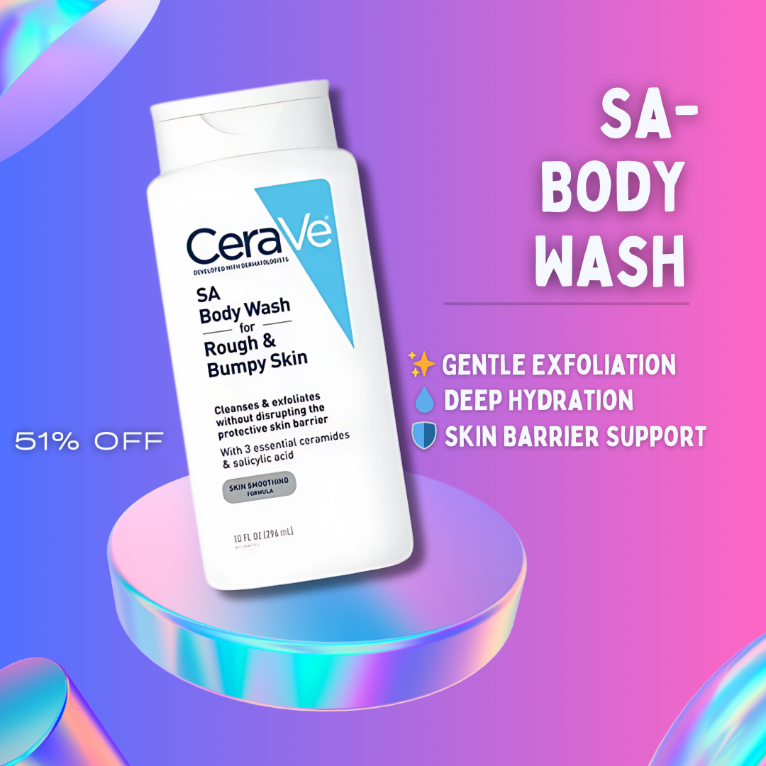 CeraVe | SA Body Wash for Rough & Bumpy Skin – Gemify Beauty